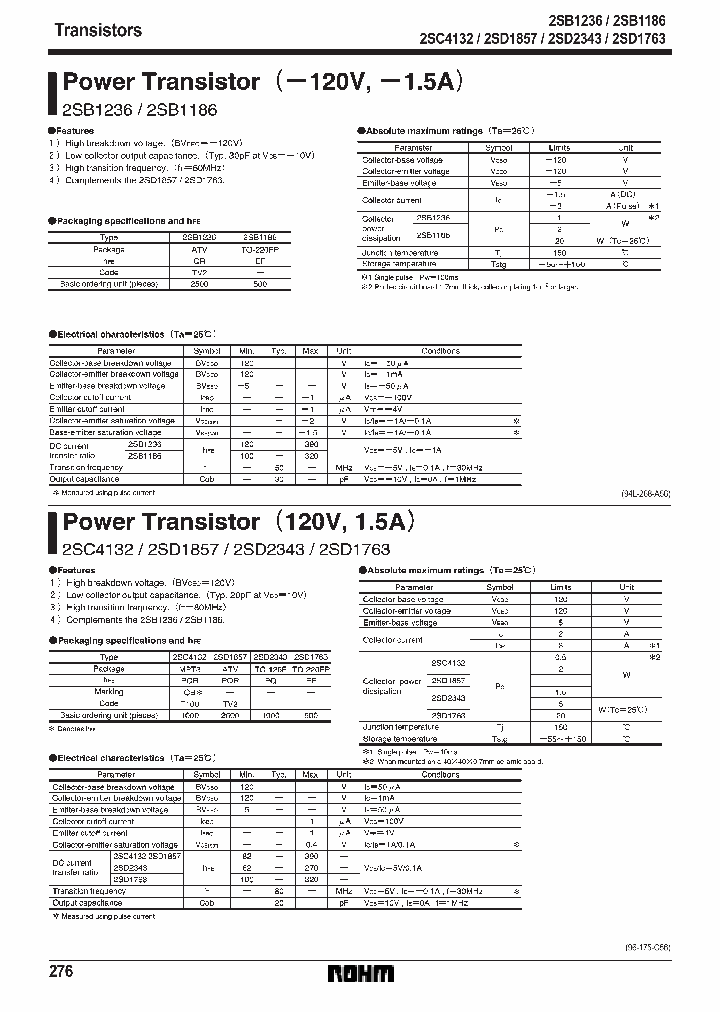 2SB1186_6777.PDF Datasheet Download --- IC-ON-LINE