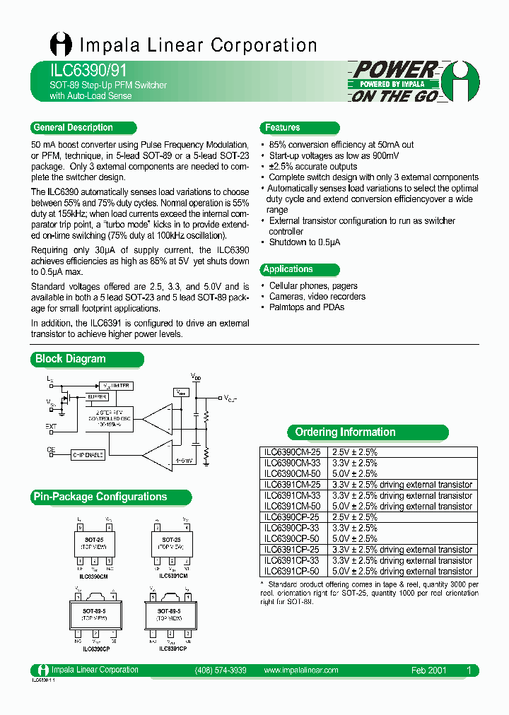 ILC6390_229064.PDF Datasheet Download --- IC-ON-LINE