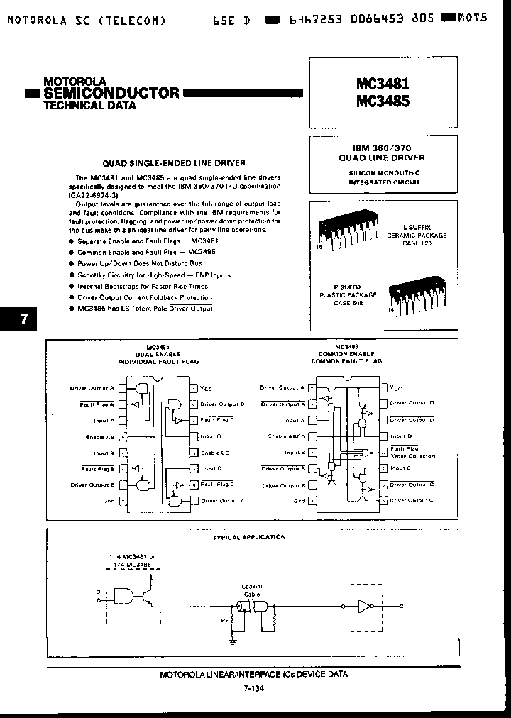 MC3485_170075.PDF Datasheet Download --- IC-ON-LINE