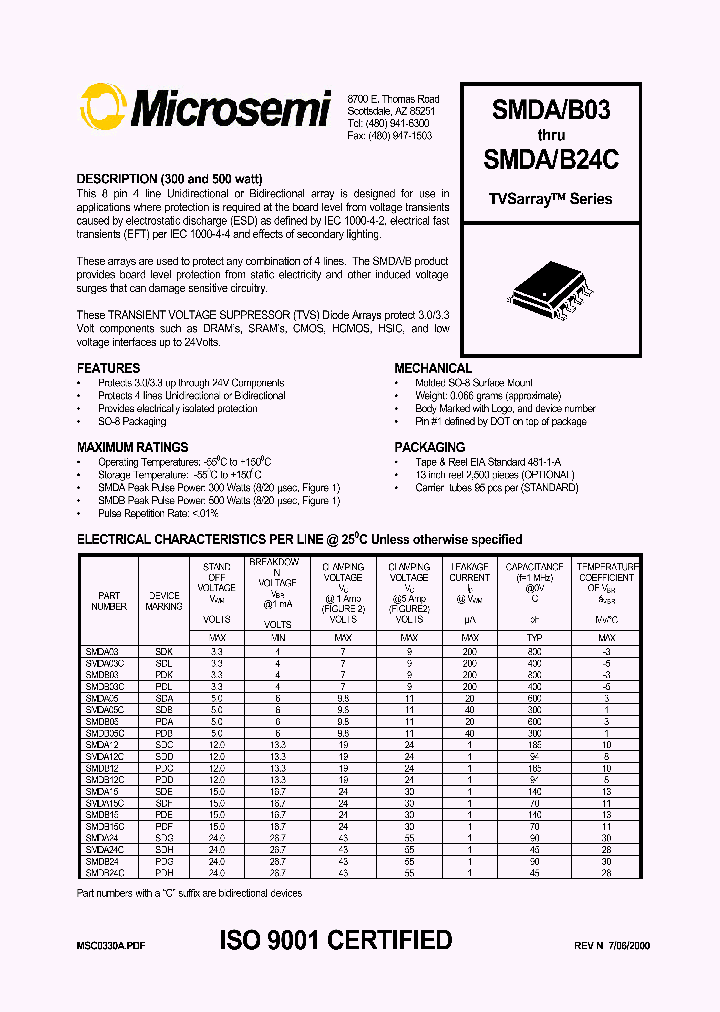 SMDB24C_39760.PDF Datasheet Download --- IC-ON-LINE