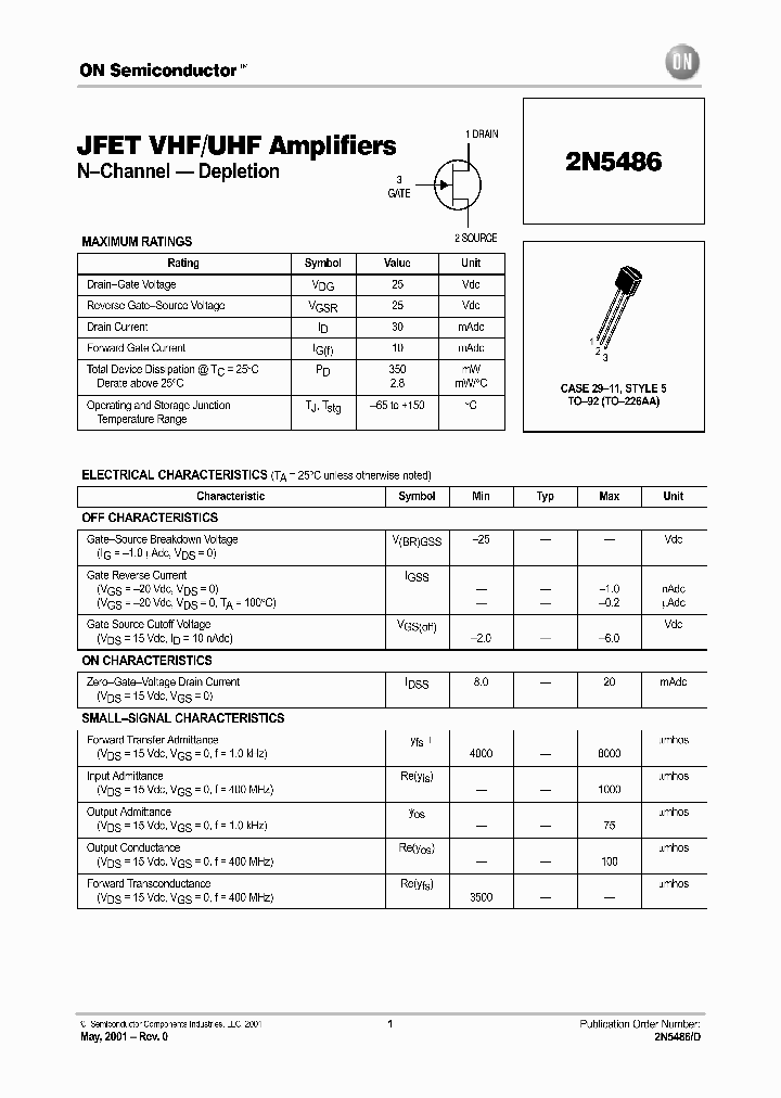 2N5486_369214.PDF Datasheet Download --- IC-ON-LINE