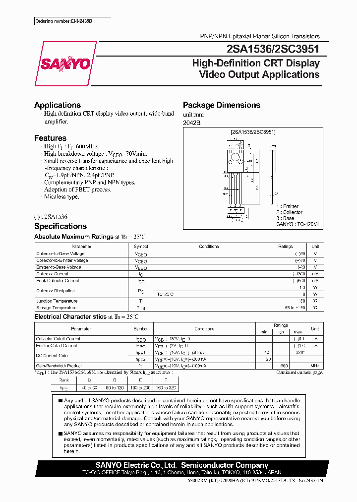 2SC3951_355985.PDF Datasheet Download --- IC-ON-LINE