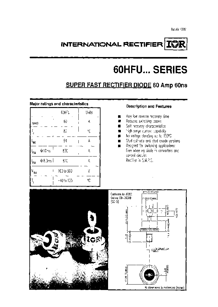 60HFU-600_375319.PDF Datasheet Download --- IC-ON-LINE