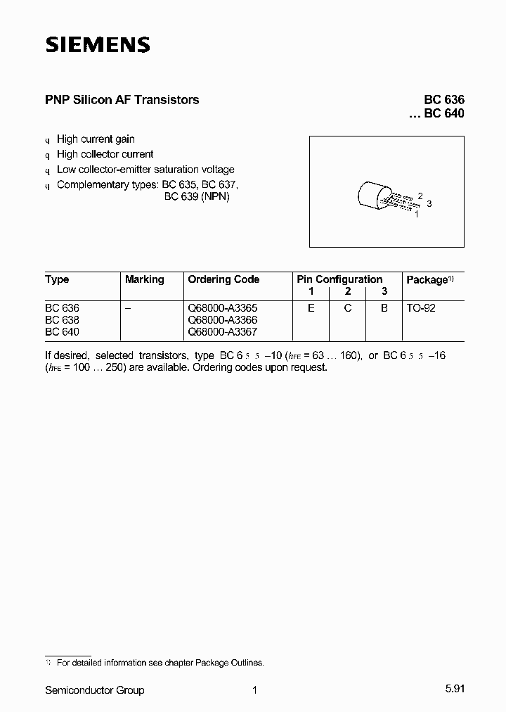BC636_274937.PDF Datasheet Download --- IC-ON-LINE