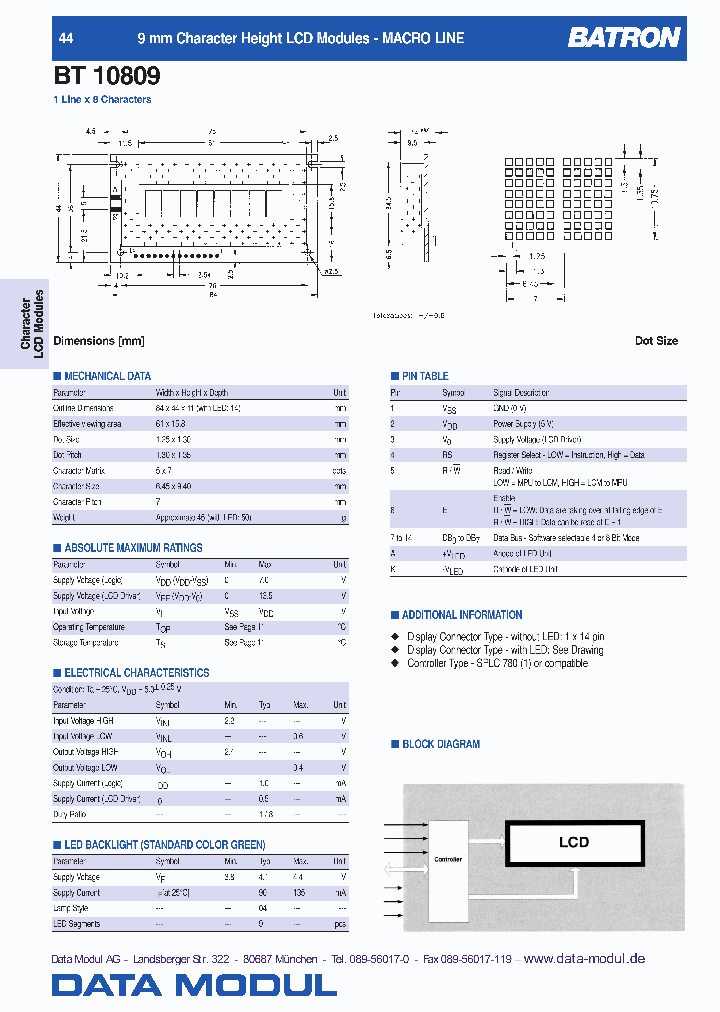 BT10809_328218.PDF Datasheet Download --- IC-ON-LINE