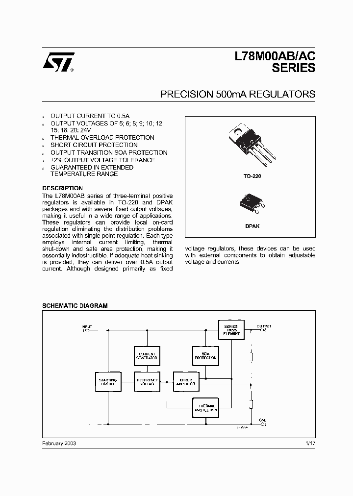 L78M05AC_279548.PDF Datasheet Download --- IC-ON-LINE