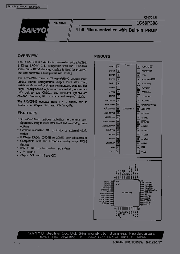 LC66561A_375445.PDF Datasheet Download --- IC-ON-LINE