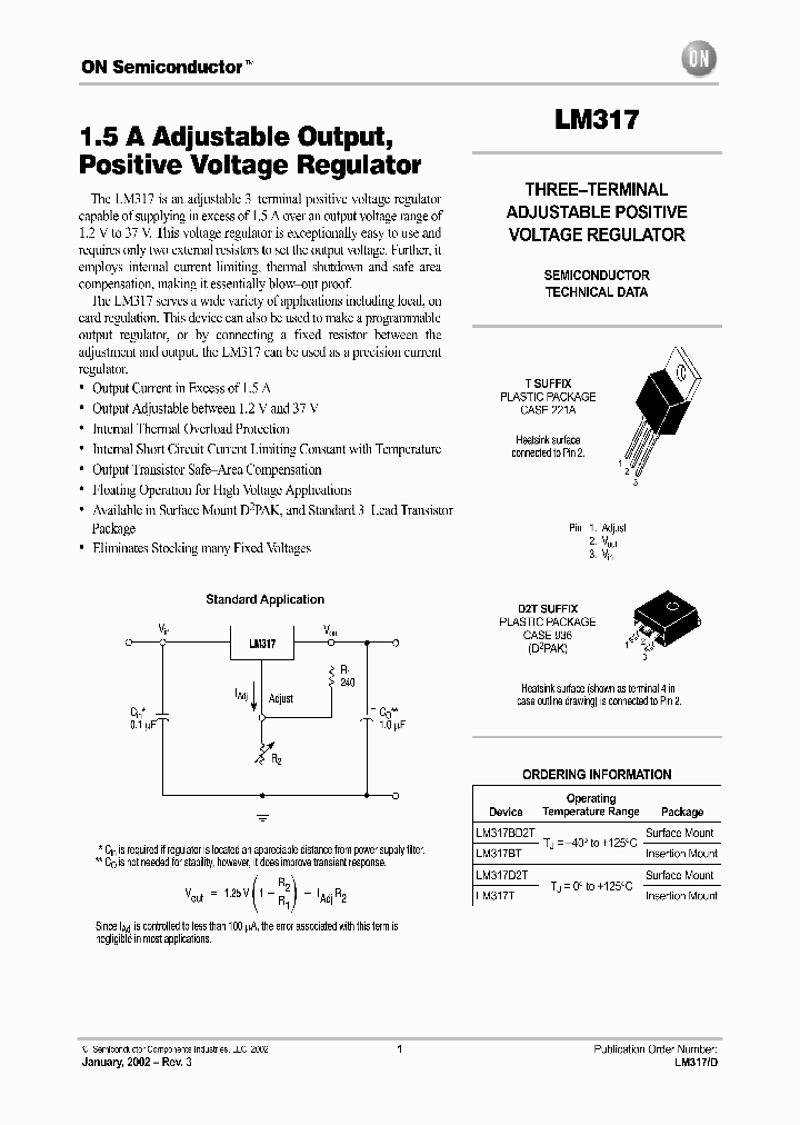LM317T_343351.PDF Datasheet Download --- IC-ON-LINE