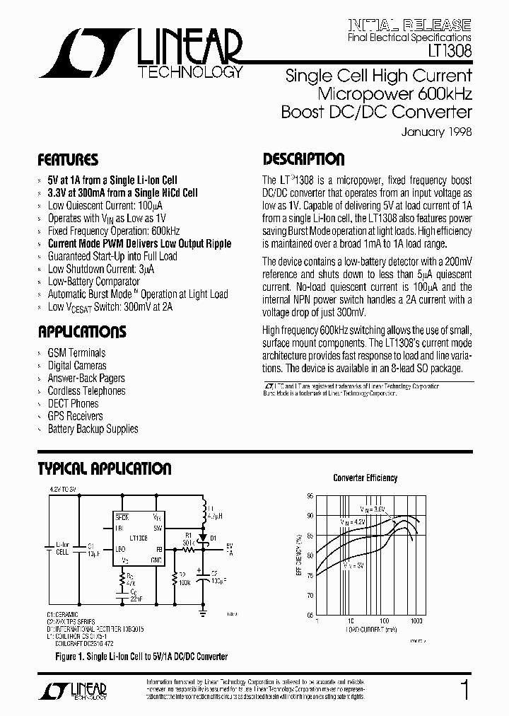 LT1308_137109.PDF Datasheet Download --- IC-ON-LINE