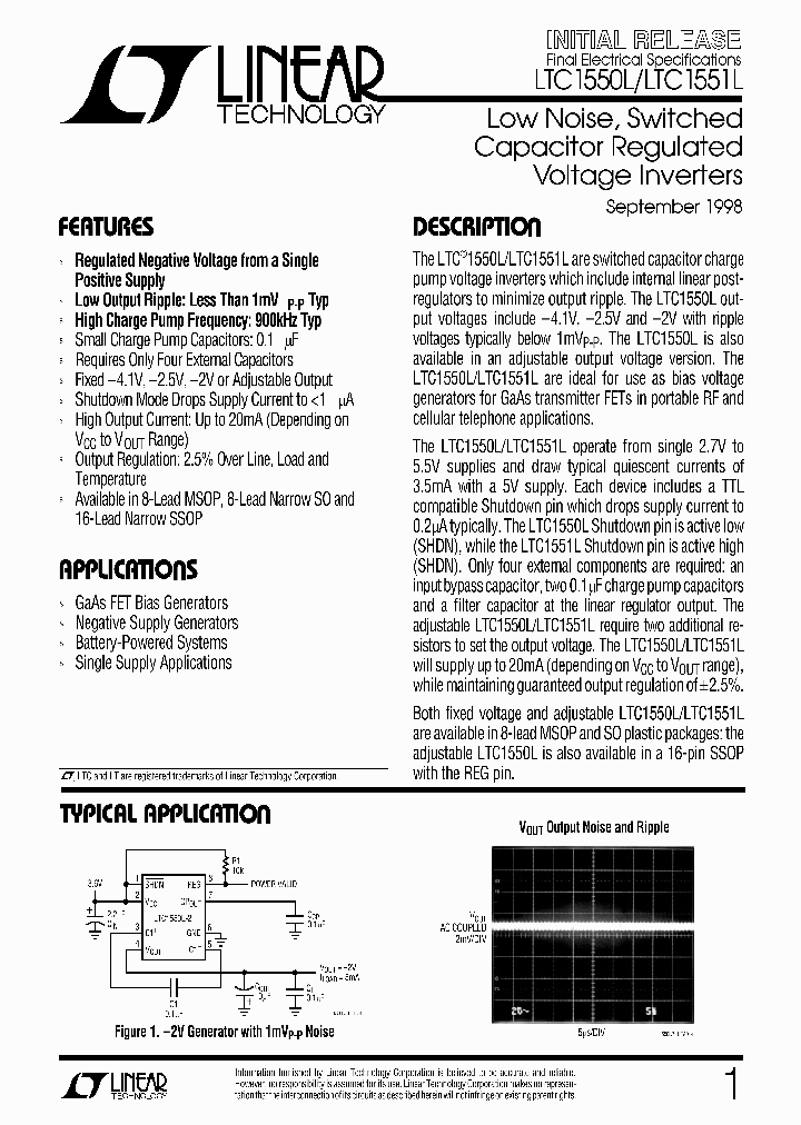LTC1551L_277286.PDF Datasheet Download --- IC-ON-LINE