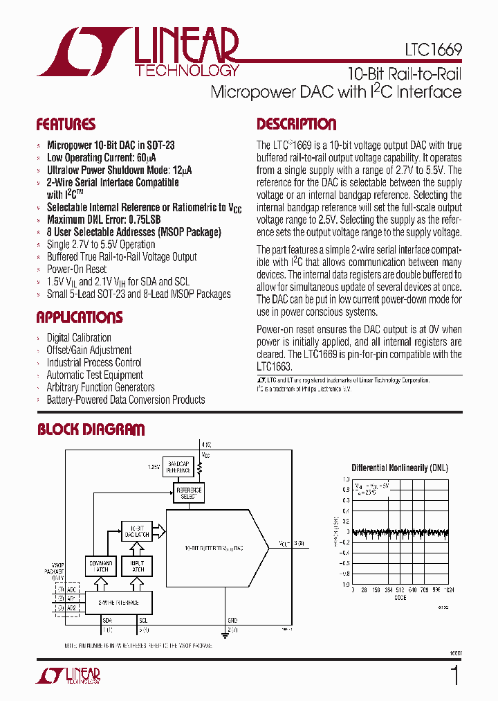 LTC1669_316013.PDF Datasheet Download --- IC-ON-LINE