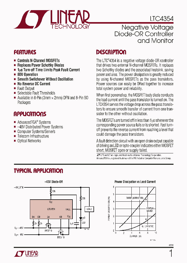 LTC4354_201872.PDF Datasheet Download --- IC-ON-LINE
