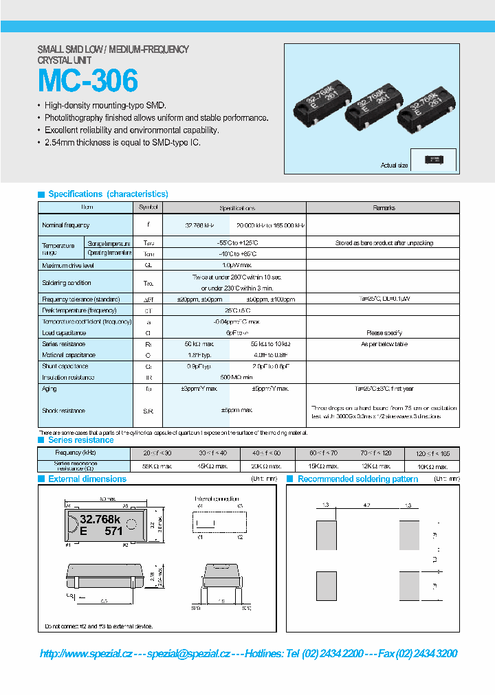MC-306_314148.PDF Datasheet Download --- IC-ON-LINE