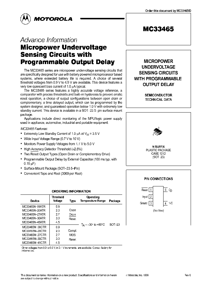 MC33465N-09ATR_376854.PDF Datasheet Download --- IC-ON-LINE