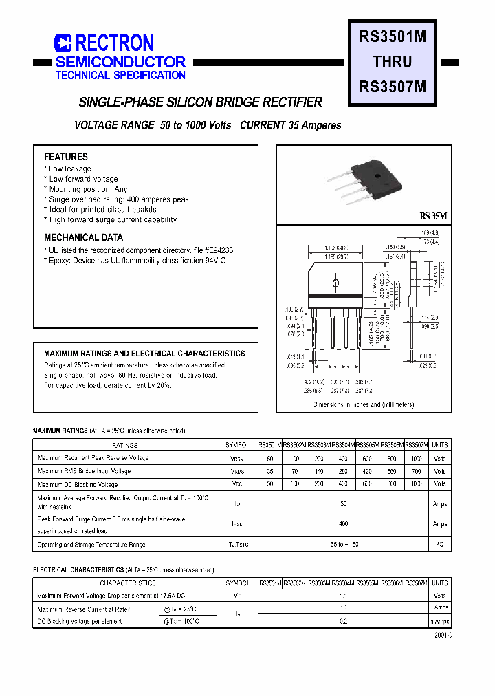 RS3507M_348195.PDF Datasheet Download --- IC-ON-LINE
