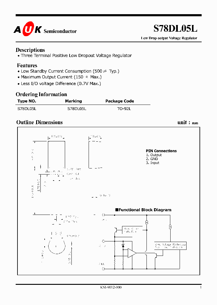 S78DL05L_309804.PDF Datasheet Download --- IC-ON-LINE