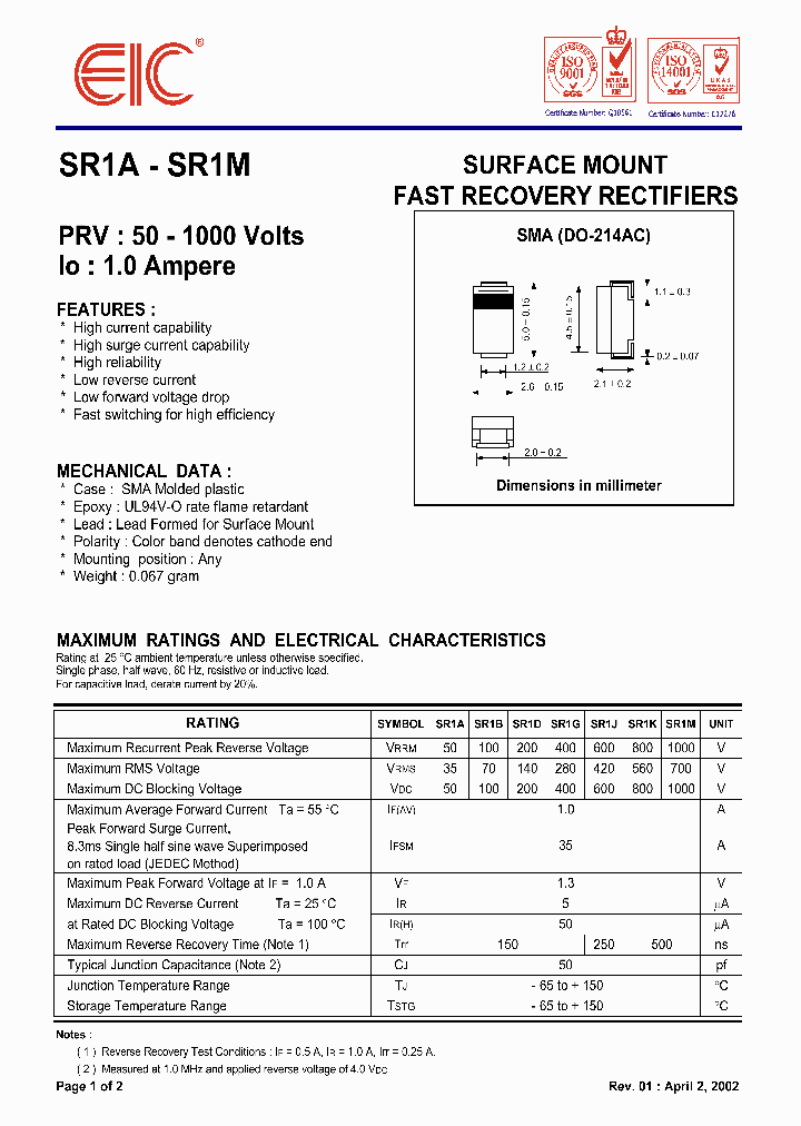 SR1G_373530.PDF Datasheet Download --- IC-ON-LINE