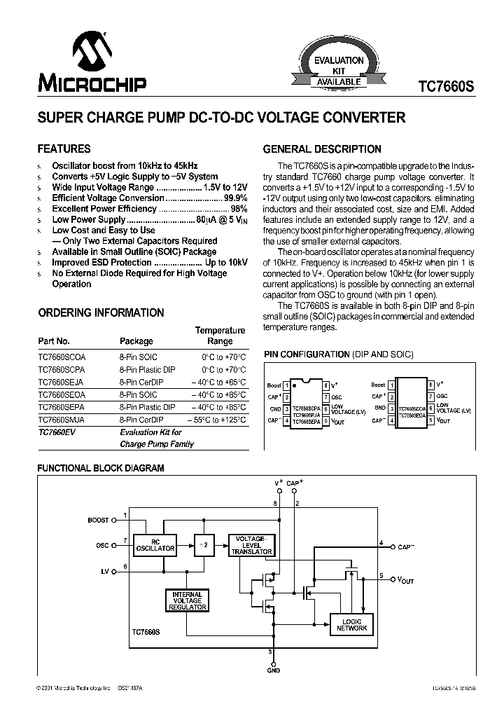 TC7660S_70987.PDF Datasheet Download --- IC-ON-LINE