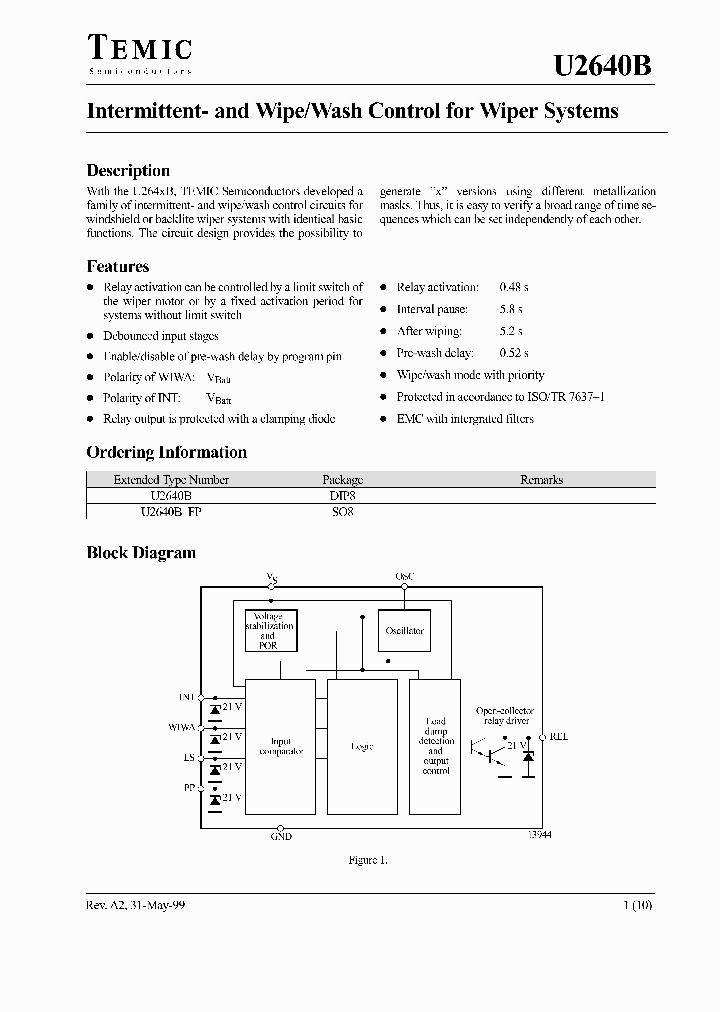 U2640B_323215.PDF Datasheet Download --- IC-ON-LINE