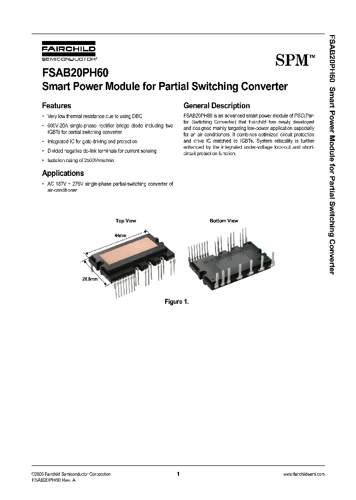 FSAB20PH60_413649.PDF Datasheet Download --- IC-ON-LINE