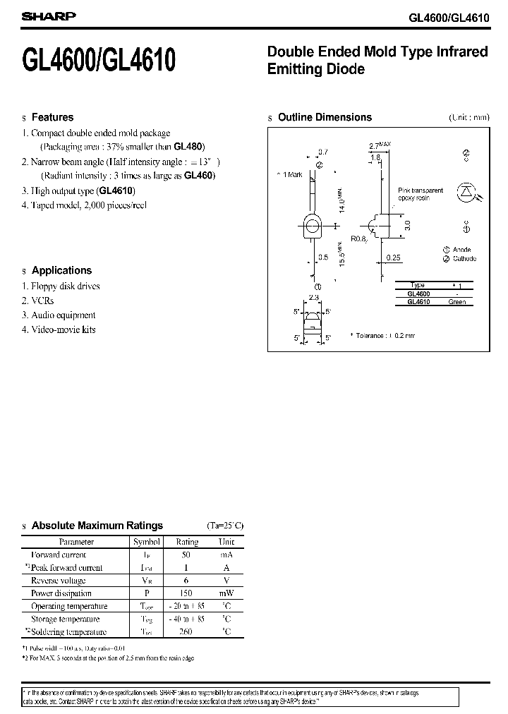 GL4B610_407505.PDF Datasheet Download --- IC-ON-LINE