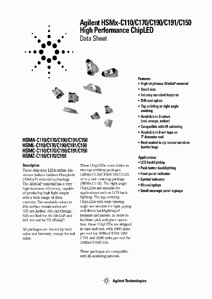 HSMC-C110_396567.PDF Datasheet Download --- IC-ON-LINE