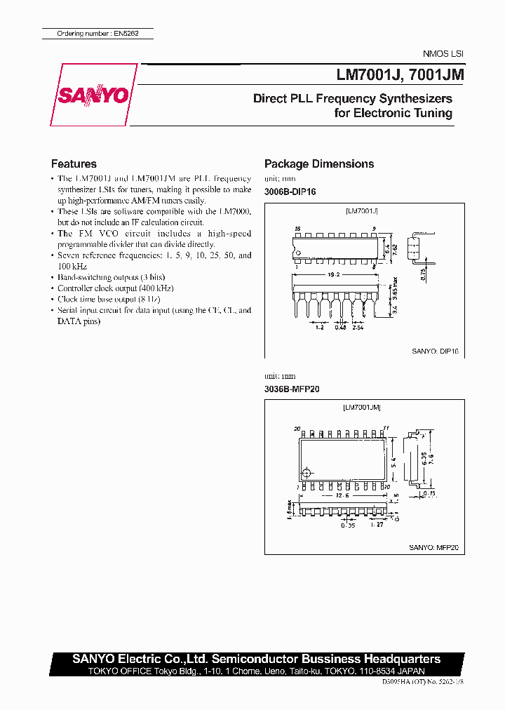 LM7001_134473.PDF Datasheet Download --- IC-ON-LINE