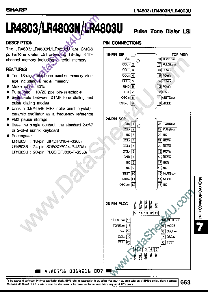 LR4803_394461.PDF Datasheet Download --- IC-ON-LINE