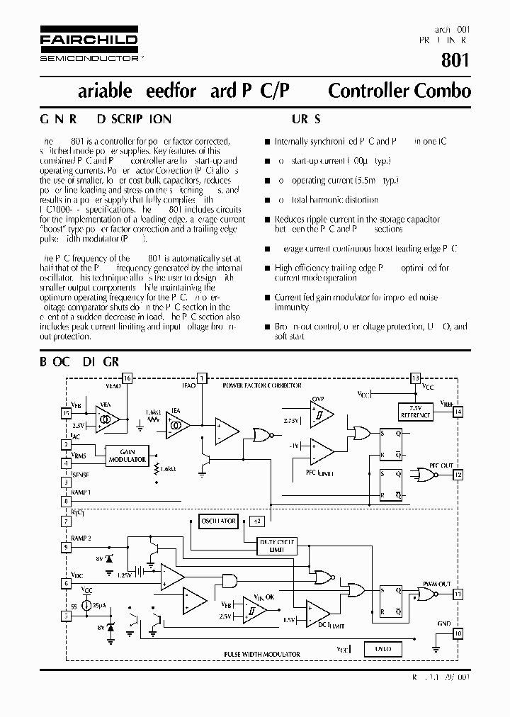 ML4801_167457.PDF Datasheet Download --- IC-ON-LINE