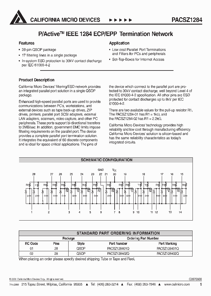 PACSZ1284_153866.PDF Datasheet Download --- IC-ON-LINE