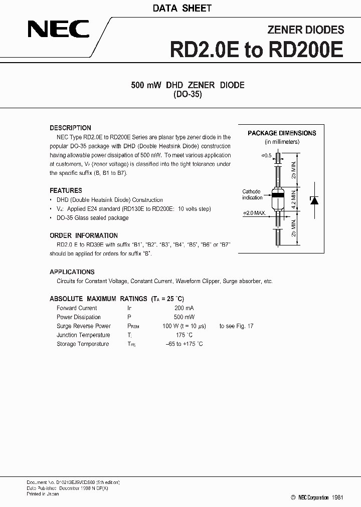 RD68E_394810.PDF Datasheet Download --- IC-ON-LINE
