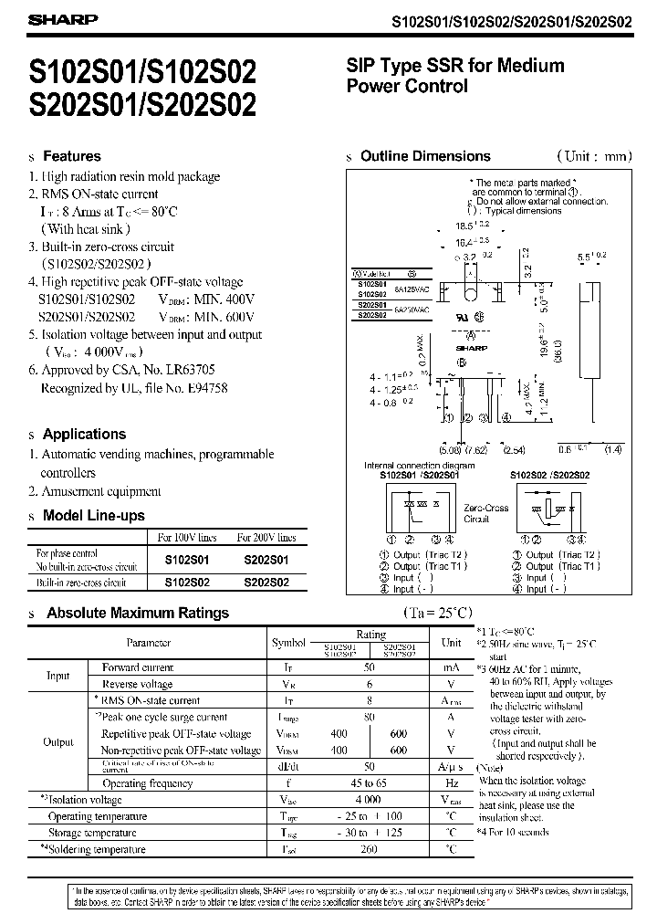 S202S02_397761.PDF Datasheet Download --- IC-ON-LINE