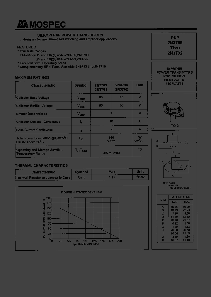 2N3792_439089.PDF Datasheet Download --- IC-ON-LINE