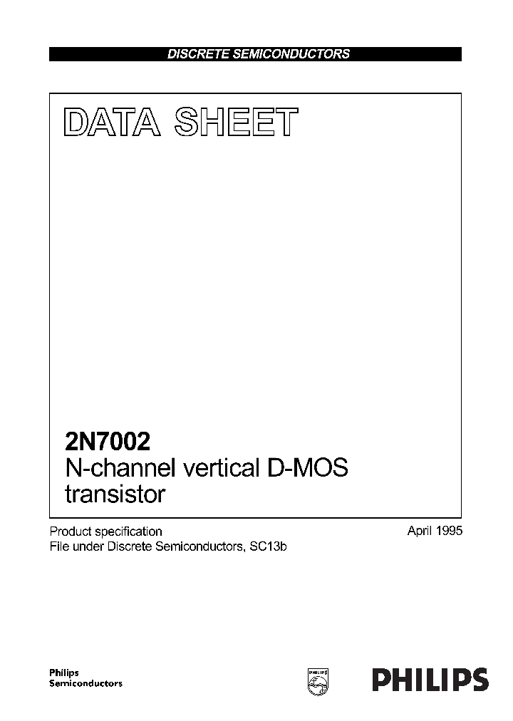 2N7002_436729.PDF Datasheet Download --- IC-ON-LINE
