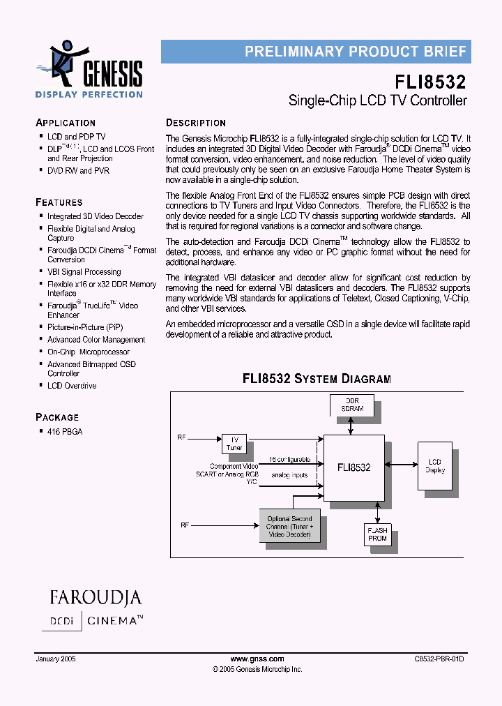 FLI8532_484220.PDF Datasheet Download --- IC-ON-LINE