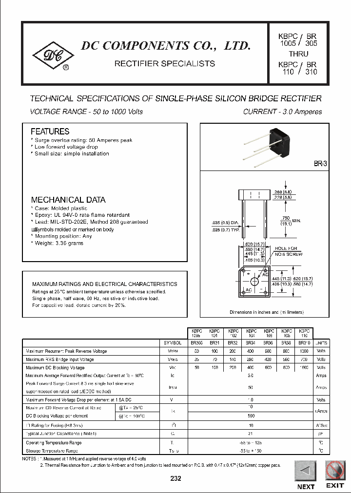 KBPC102_514584.PDF Datasheet Download --- IC-ON-LINE