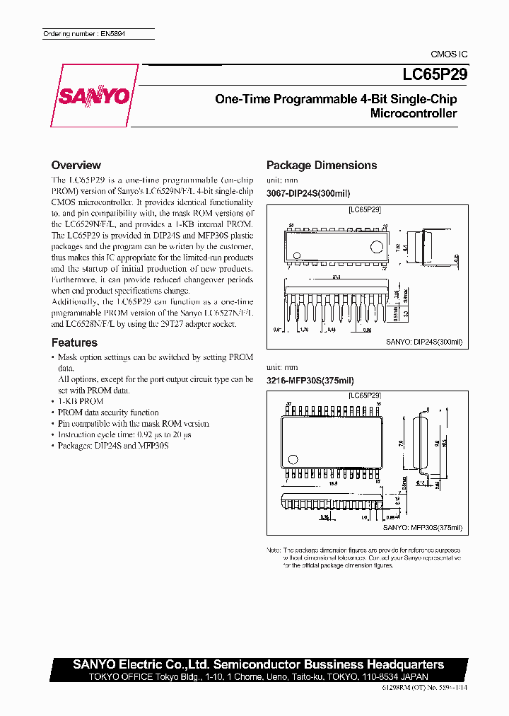 LC6529L_495977.PDF Datasheet Download --- IC-ON-LINE