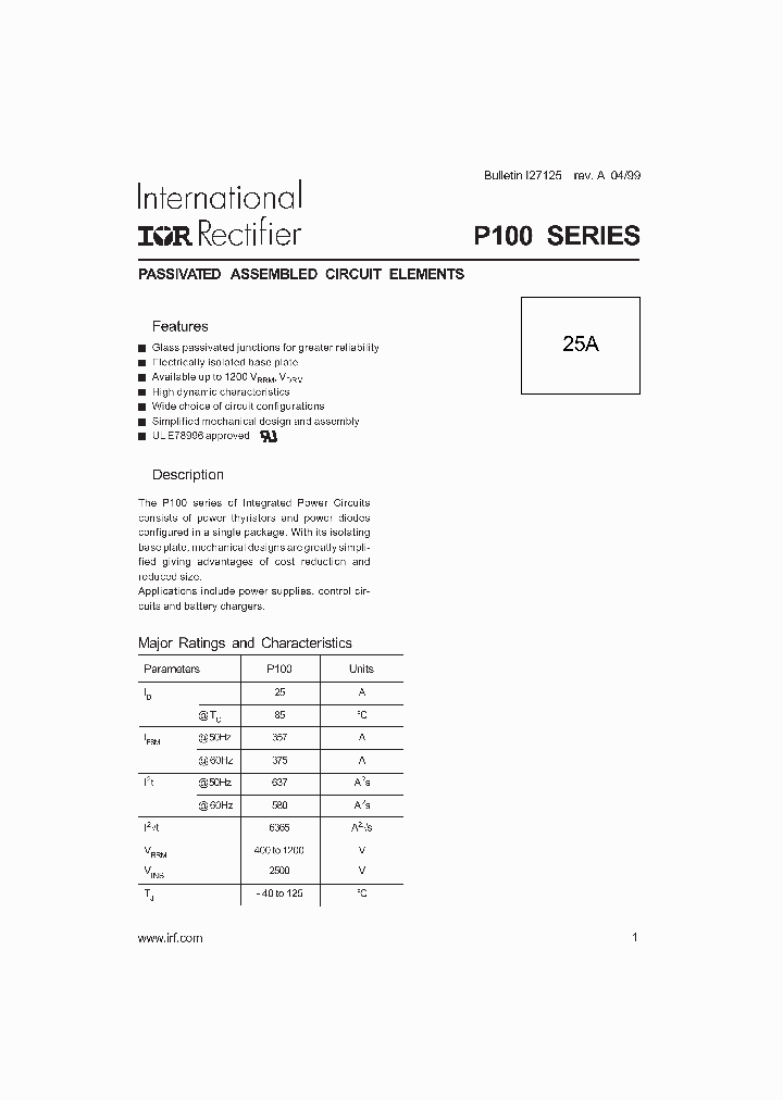 P101_490943.PDF Datasheet Download --- IC-ON-LINE