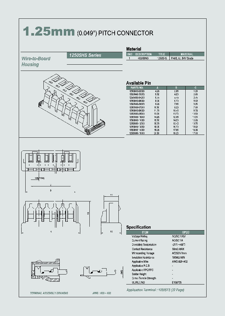 12505HS_640308.PDF Datasheet Download --- IC-ON-LINE