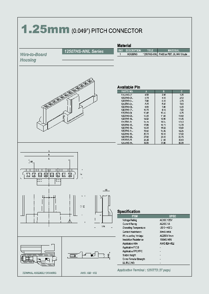 12507HS-03L_640334.PDF Datasheet Download --- IC-ON-LINE