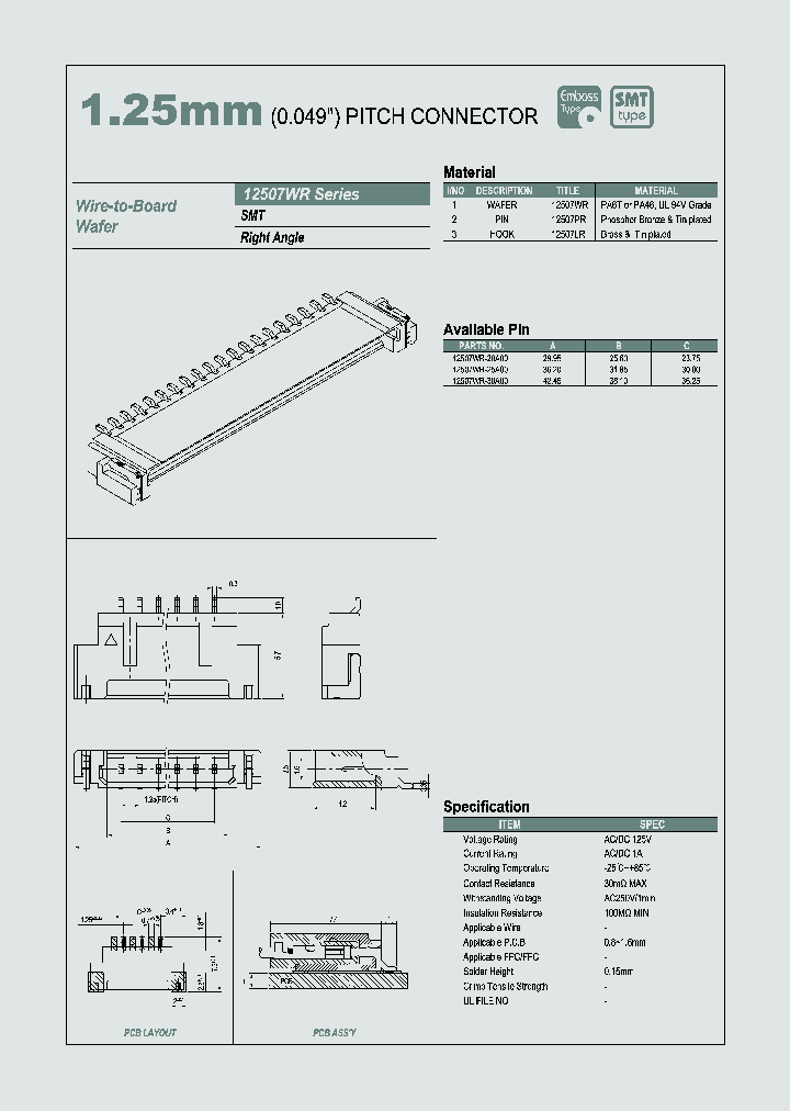 12507WR_591050.PDF Datasheet Download --- IC-ON-LINE