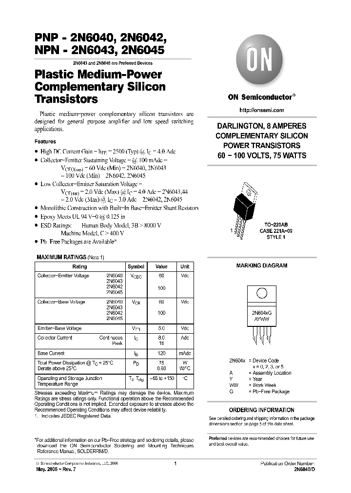 2N604006_737885.PDF Datasheet Download --- IC-ON-LINE