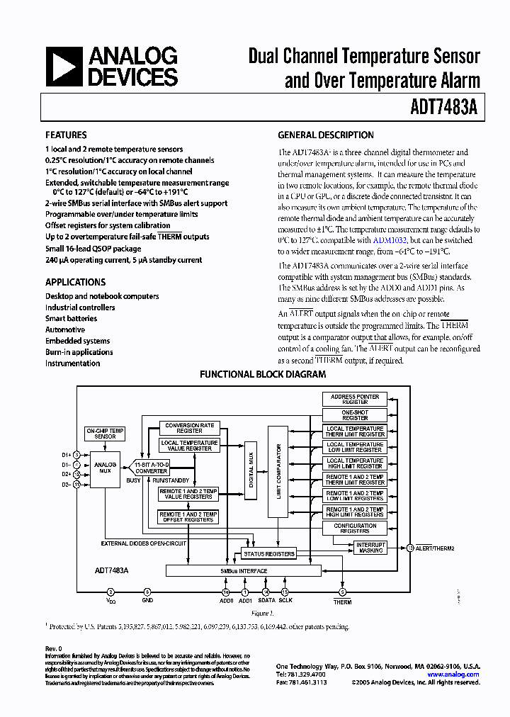 ADT7483AARQZ-REEL_686868.PDF Datasheet Download --- IC-ON-LINE
