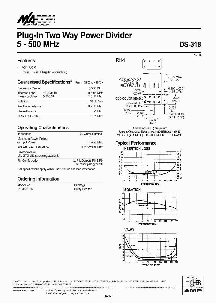DS-318_40651.PDF Datasheet Download --- IC-ON-LINE