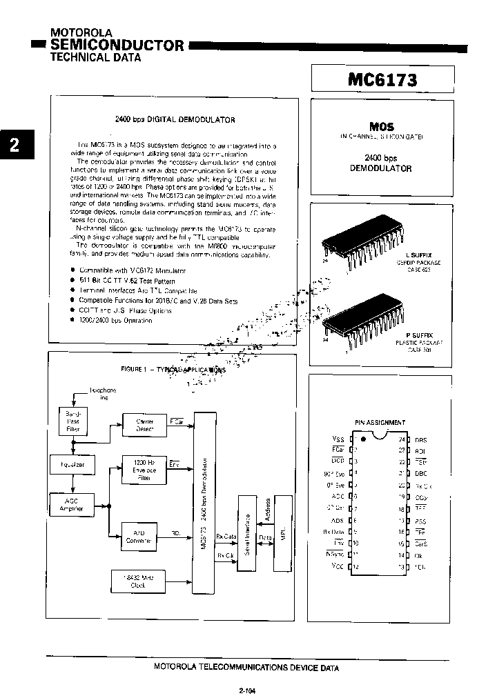 MC6173_781088.PDF Datasheet Download --- IC-ON-LINE