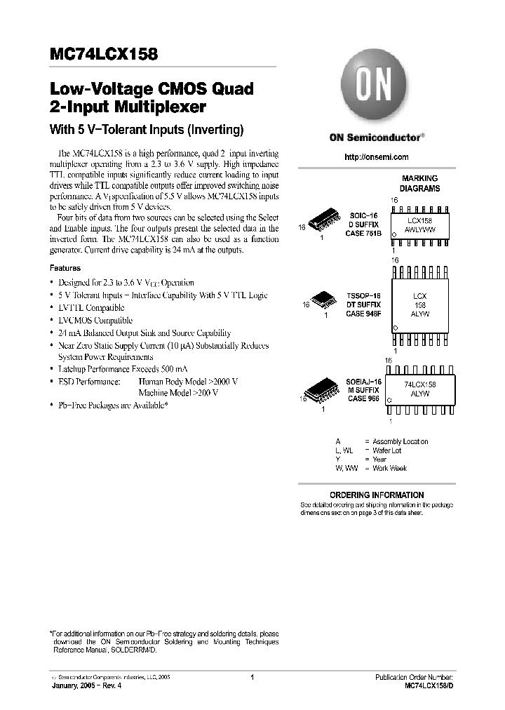 MC74LCX0805_748373.PDF Datasheet Download --- IC-ON-LINE