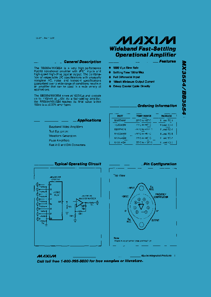 BB3554AM_193823.PDF Datasheet Download --- IC-ON-LINE
