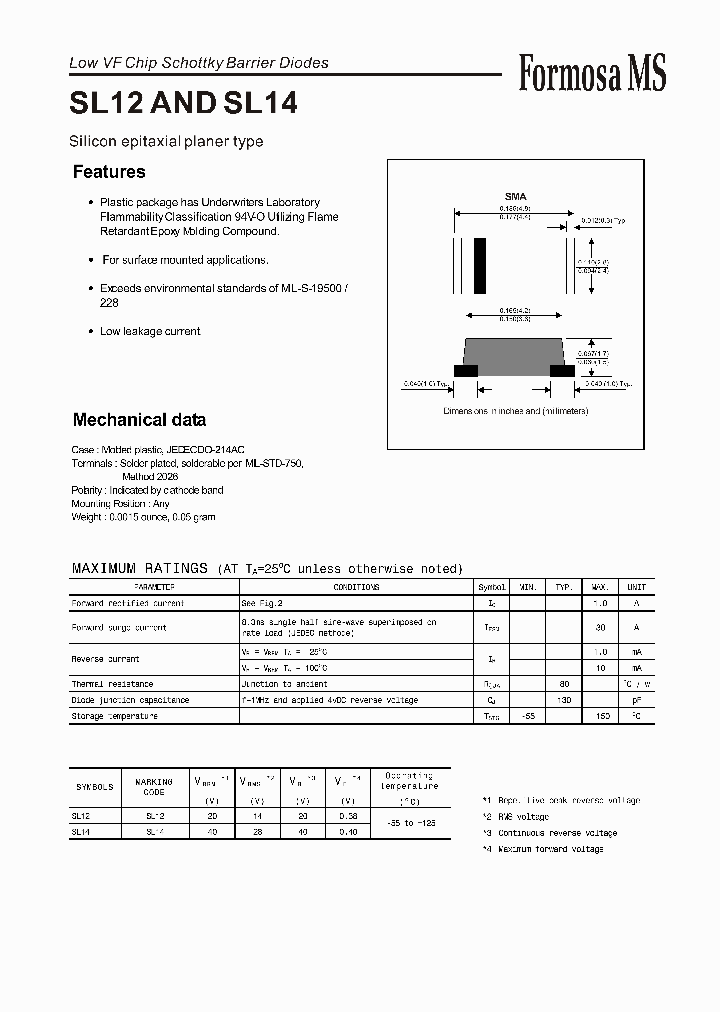SL12_584849.PDF Datasheet Download --- IC-ON-LINE