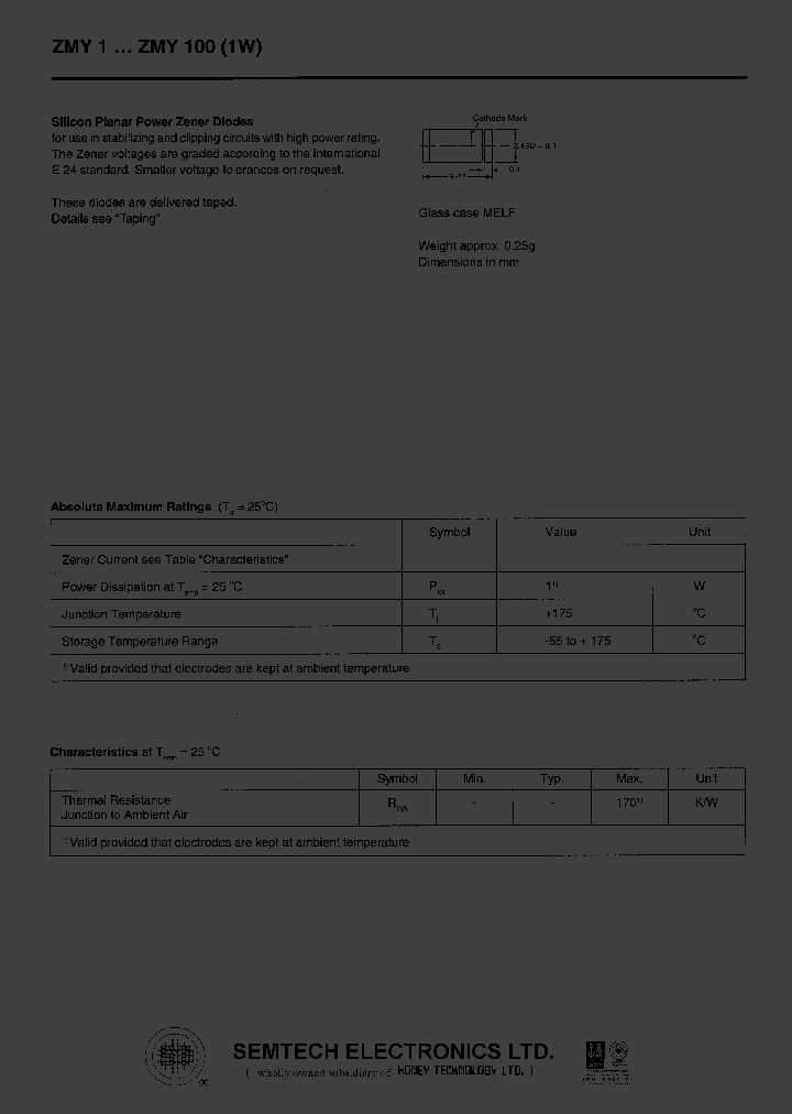 ZMY1_632751.PDF Datasheet Download --- IC-ON-LINE