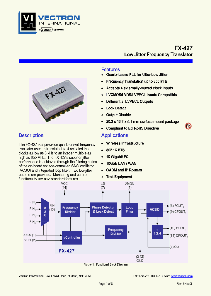 FX-427_666343.PDF Datasheet Download --- IC-ON-LINE